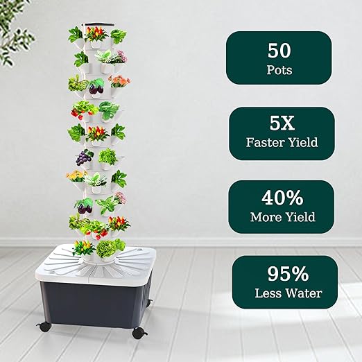 Top hydroponics Tower: Elevate Your Garden with Vertical Growth